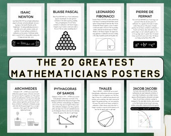 Math Class Gallery Wall Classroom Decor High School Middle - Etsy