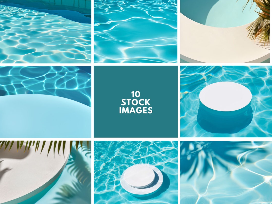 10 Stock Images Summer Pool Vibes for Blogs, Websites, and Social Media ...