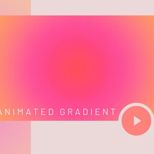 Animated Aura Gradient, Animated Aura Gradient Background, Digital ...