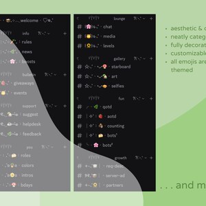 Aesthetic Cottagecore Discord Template for Creators - Etsy