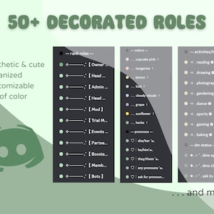 Cottagecore Garden Nature Aesthetic & Cute Discord Template for ...