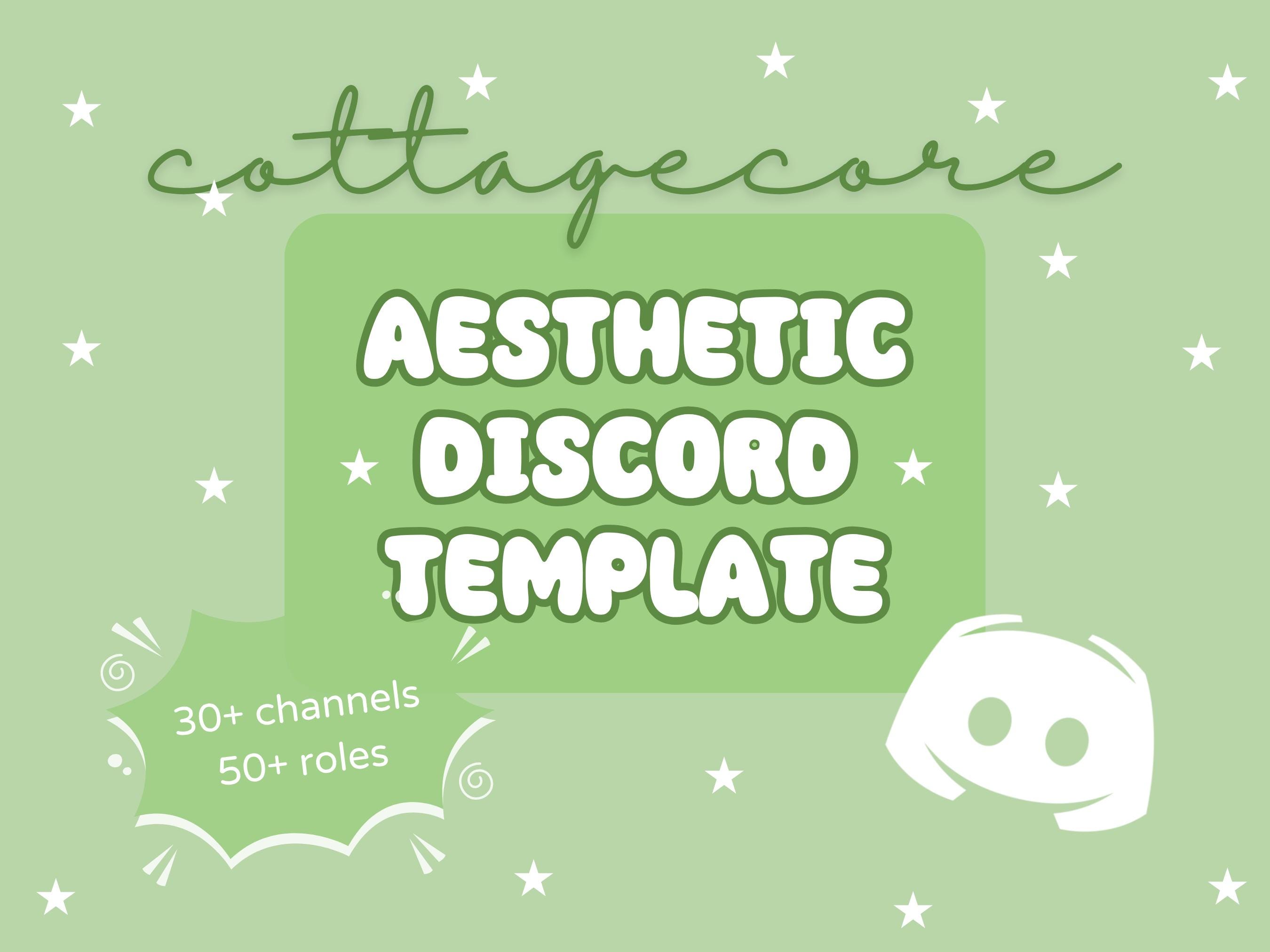 Aesthetic Cottagecore Discord Template for Creators - Etsy