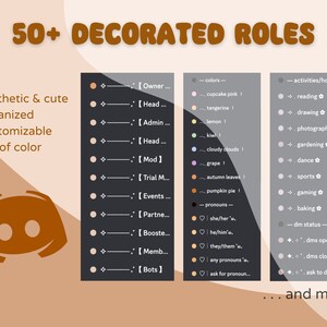 Aesthetic & Cute Autumn Fall Discord Template for Creators - Etsy