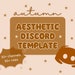 Aesthetic & Cute Autumn Fall Discord Template for Creators - Etsy