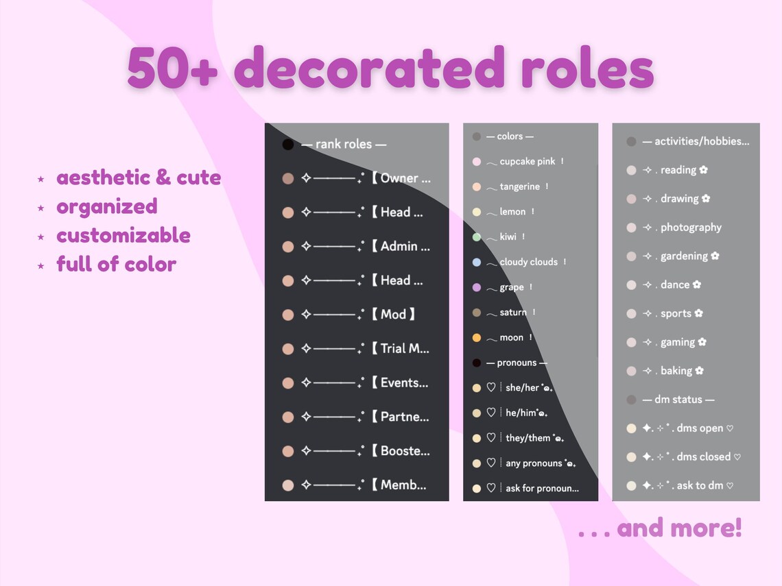 Starlight Aesthetic Discord Template | 30+ Channels (instant Download ...