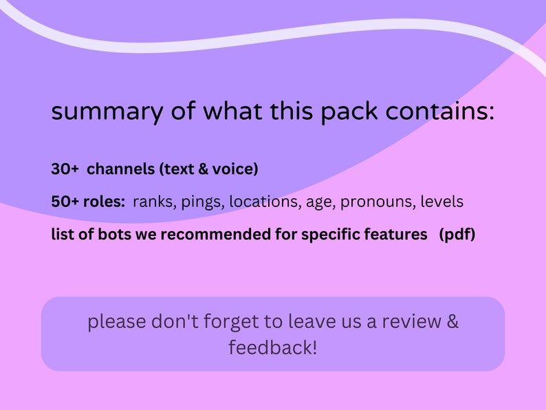 Streamers Discord Template for Creators Instant Download - Etsy