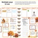 Autumn Leaves Weekly Planner Insert, 2 Page Vertical Layout for Happy ...