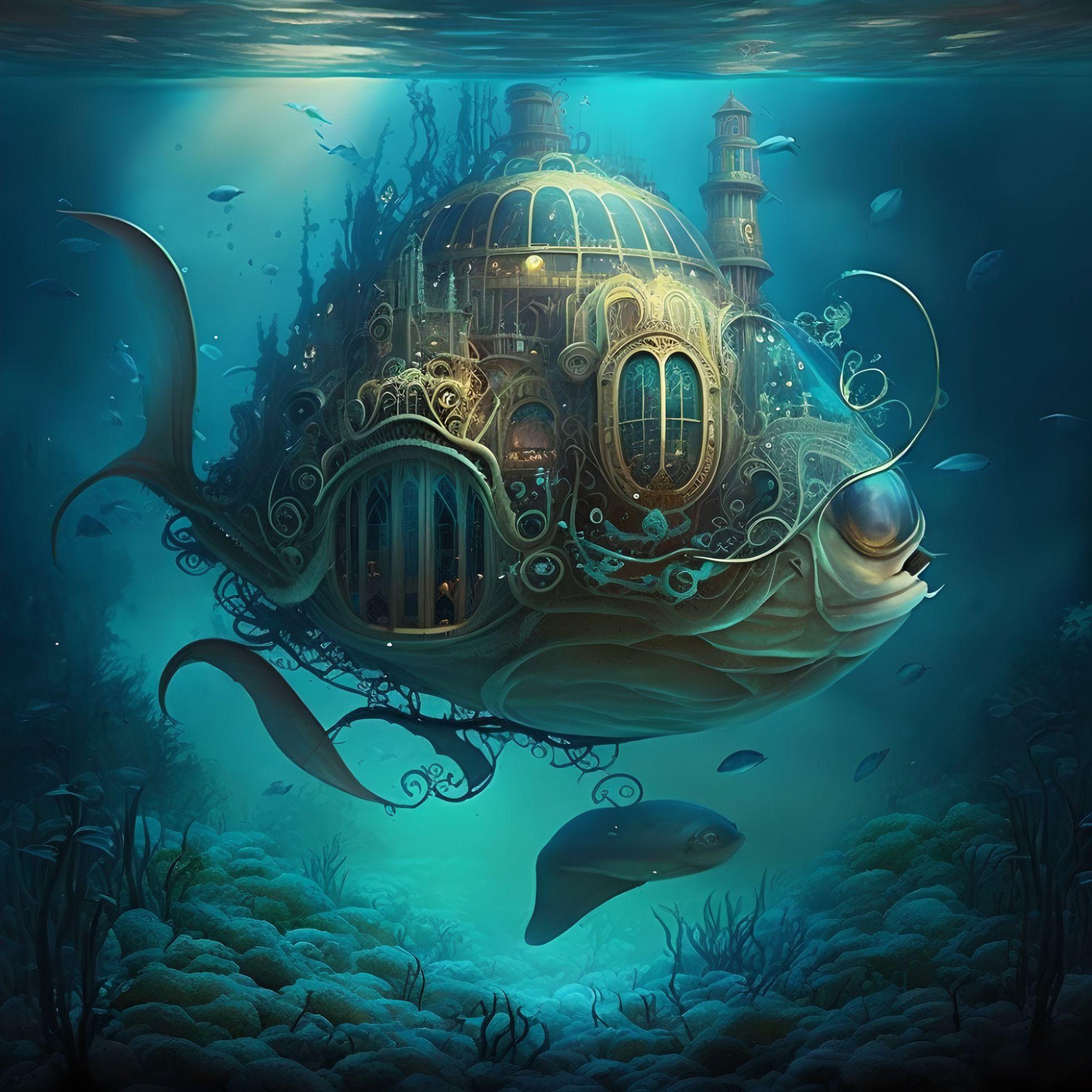Nemo's Dreamscape Art Canvas - Etsy