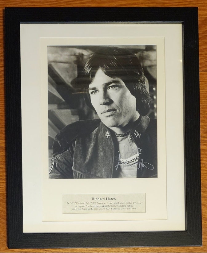 Signed Richard Hatch apollo Framed Photo trusted Source - Etsy