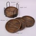Custom Whiskey Bourbon Wooden Coasters - Free Shipping! Qty 5 Wood ...