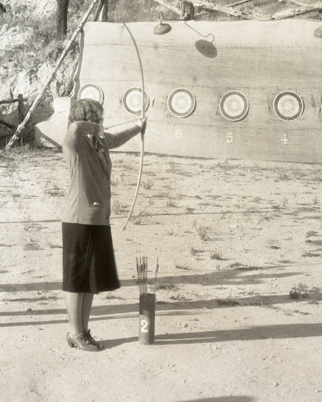 Digital Download, Vintage Archery Photo, Sepia High-resolution ...