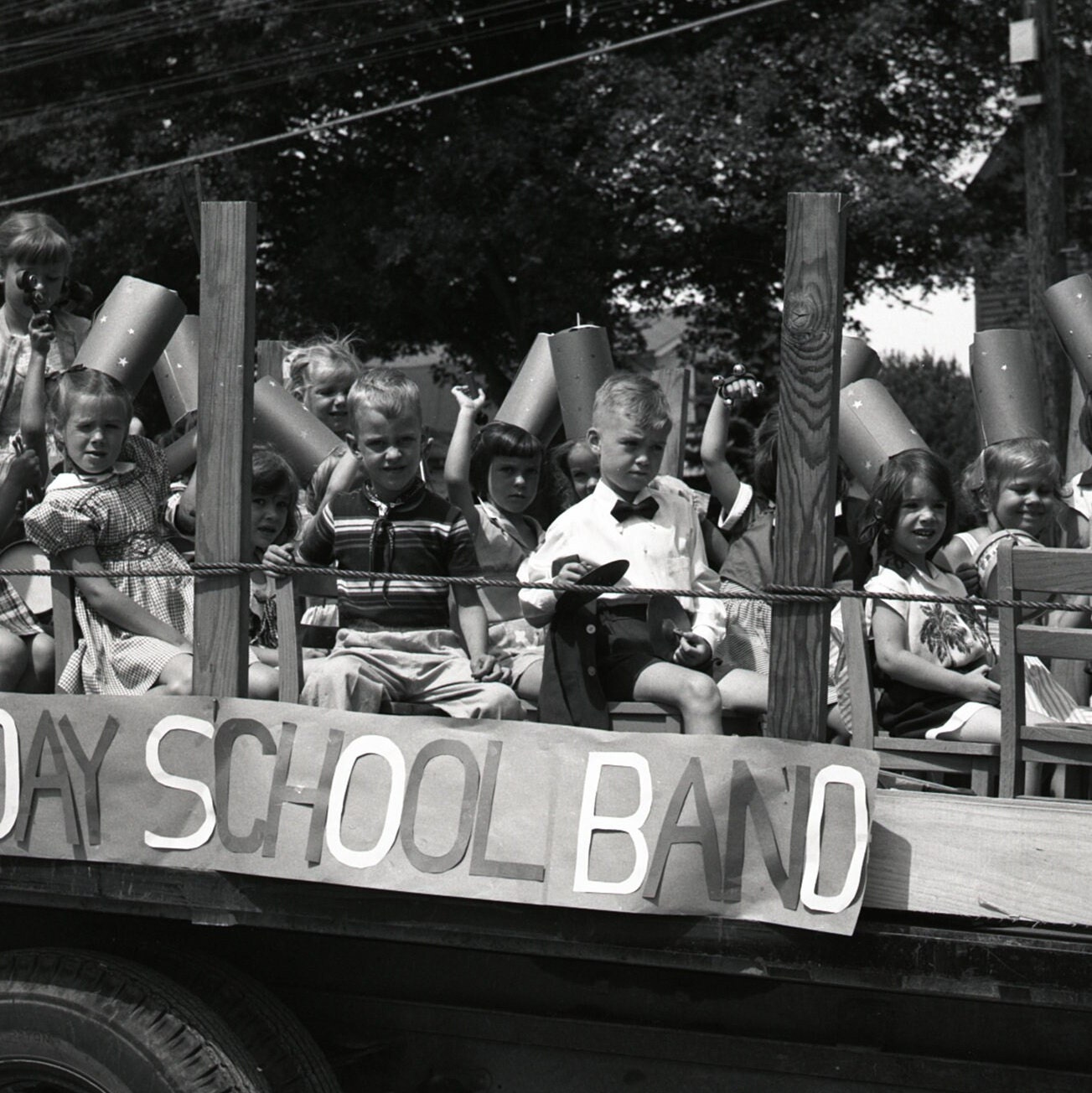 Digital Download, Vintage Parade Photo, High-definition Black and White ...