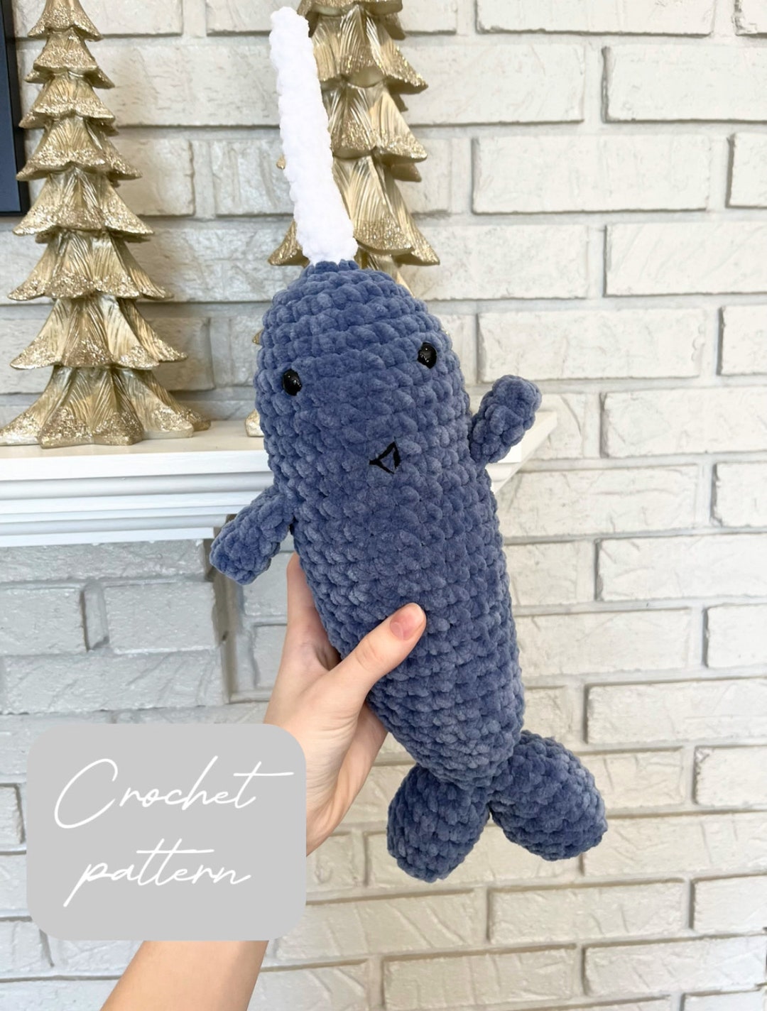 Mr. Narwhal Crochet Pattern elf - Etsy