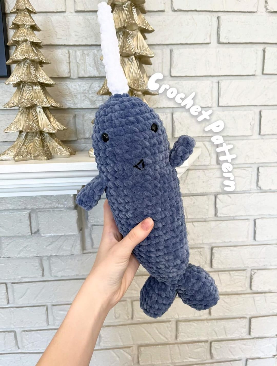 Mr. Narwhal Crochet Pattern (elf) - Etsy