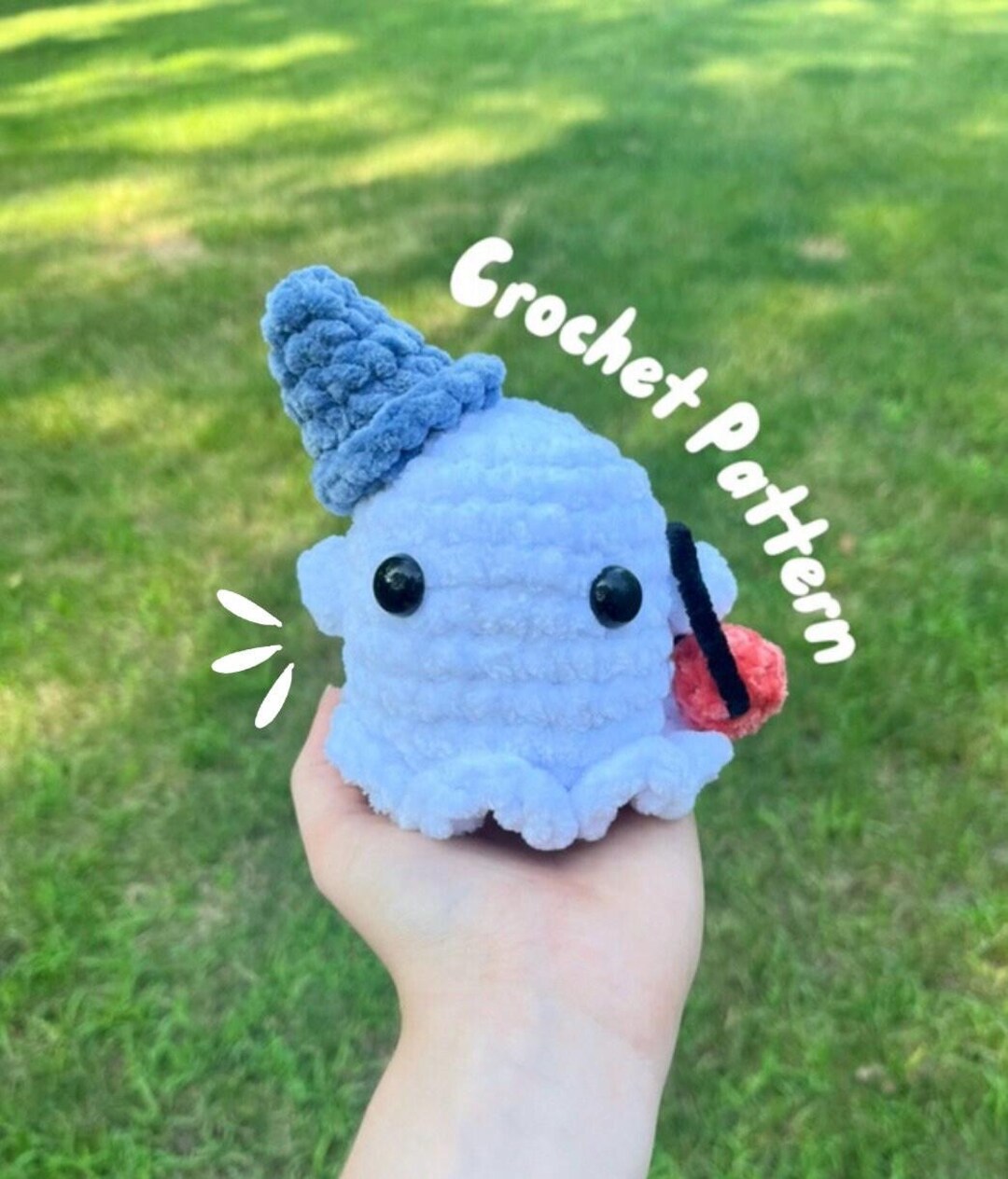 Boo the Ghost Crochet Amigurumi Pattern | Ghost With Accessories - Etsy