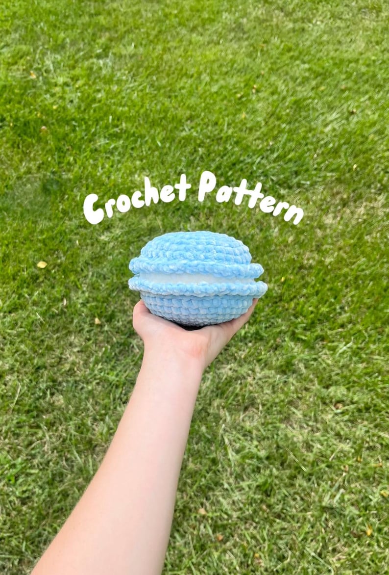 French Macaron Crochet Amigurumi Pattern - Etsy
