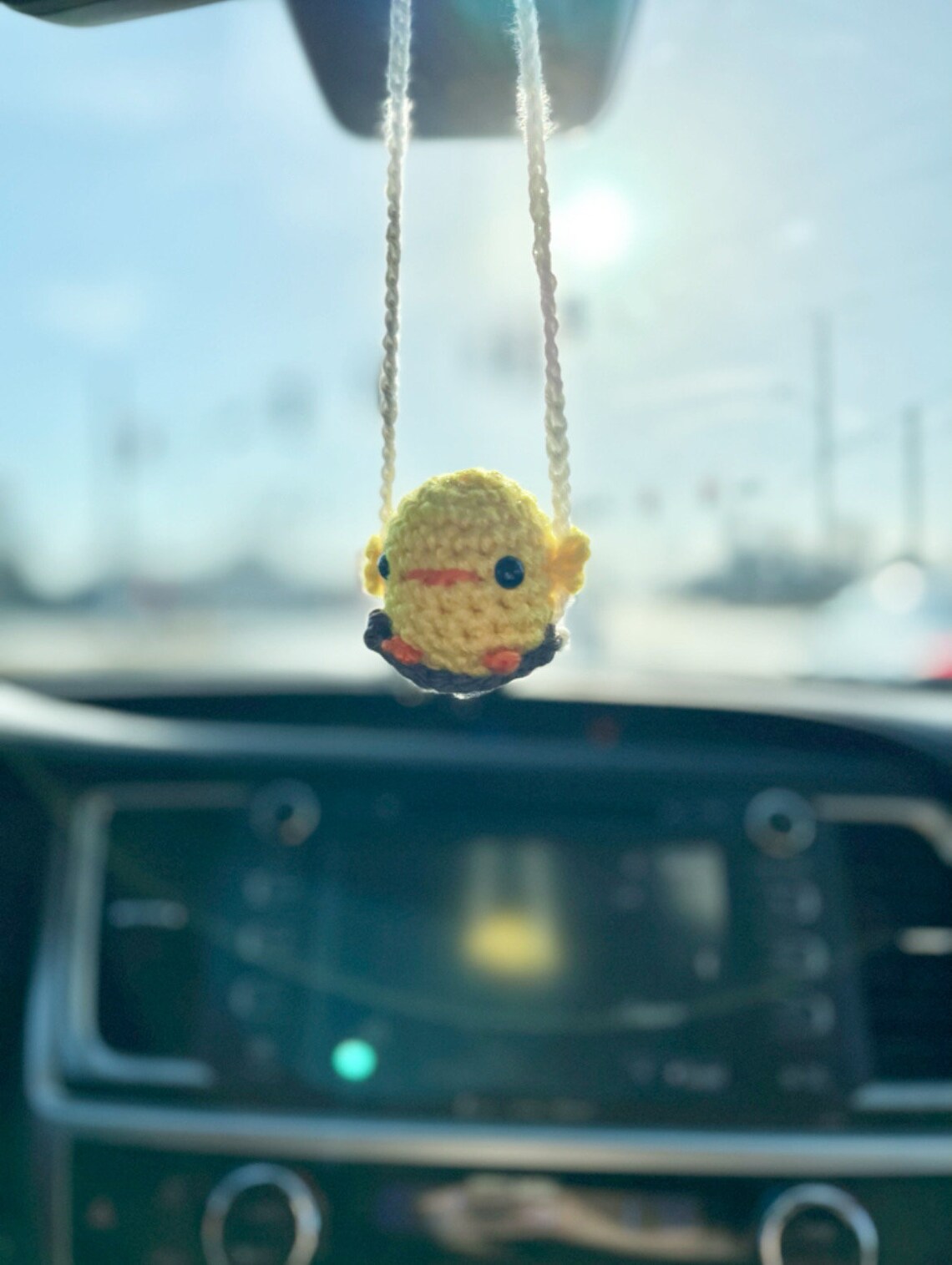 Swinging Ducky Car Mirror Hanger Crochet PATTERN - Etsy