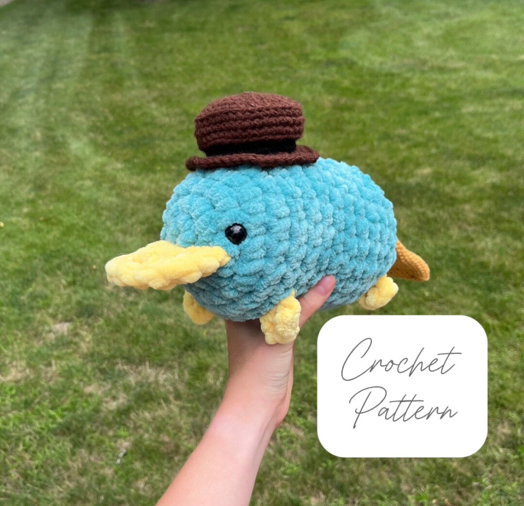 Perry the Platypus Crochet Pattern - Etsy UK