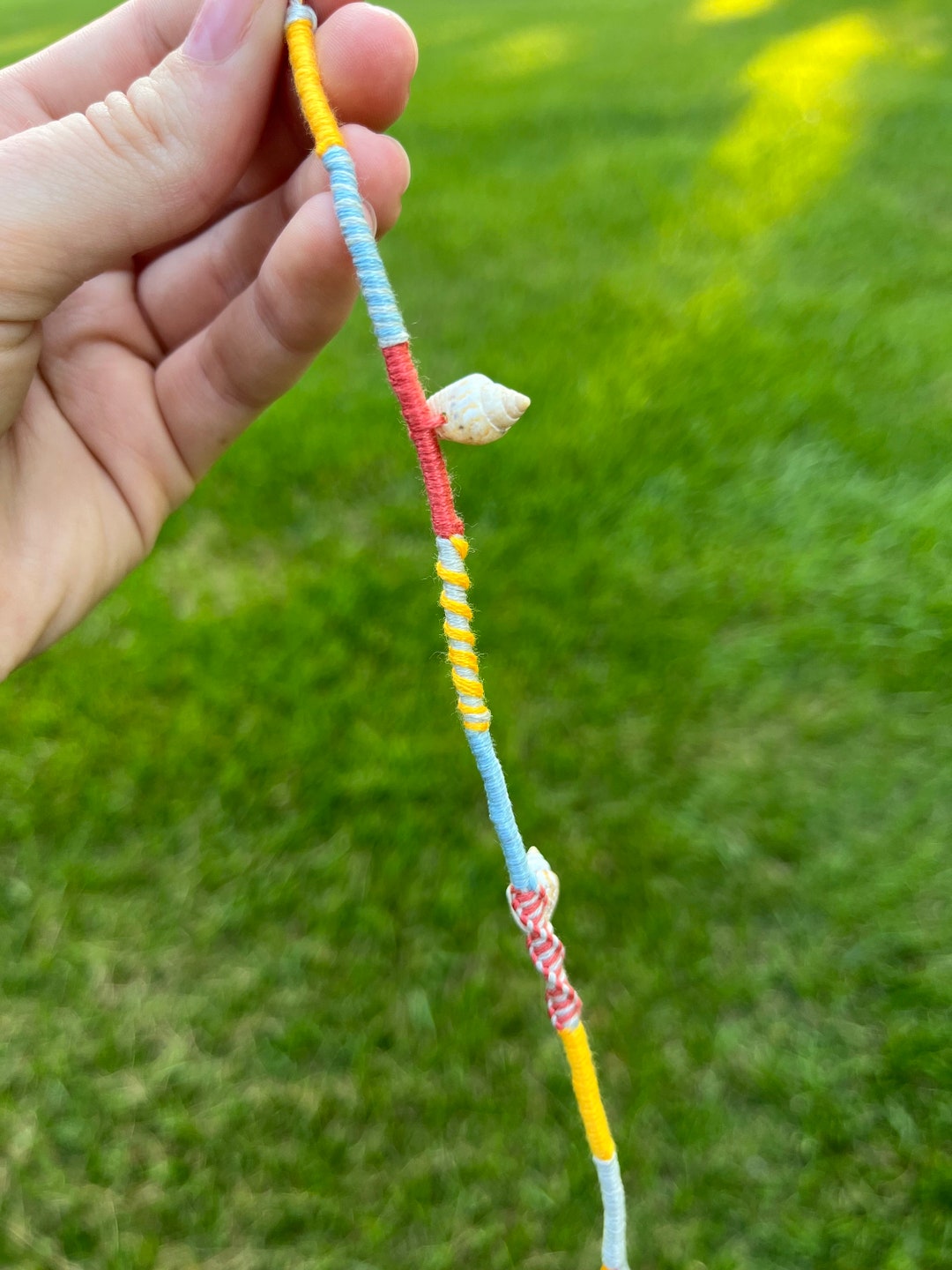 Sunshine and Shells Reusable Hair Wrap for Summer Reusable Dreads ...