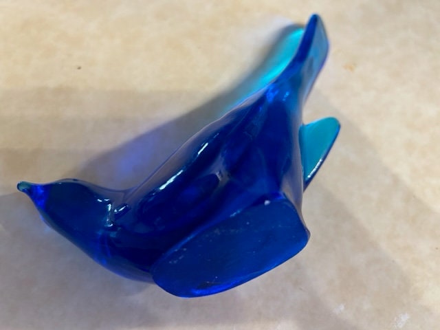 Fenton Blue Bird of Paradise - Etsy