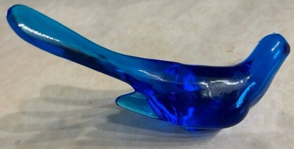 Fenton Blue Bird of Paradise - Etsy