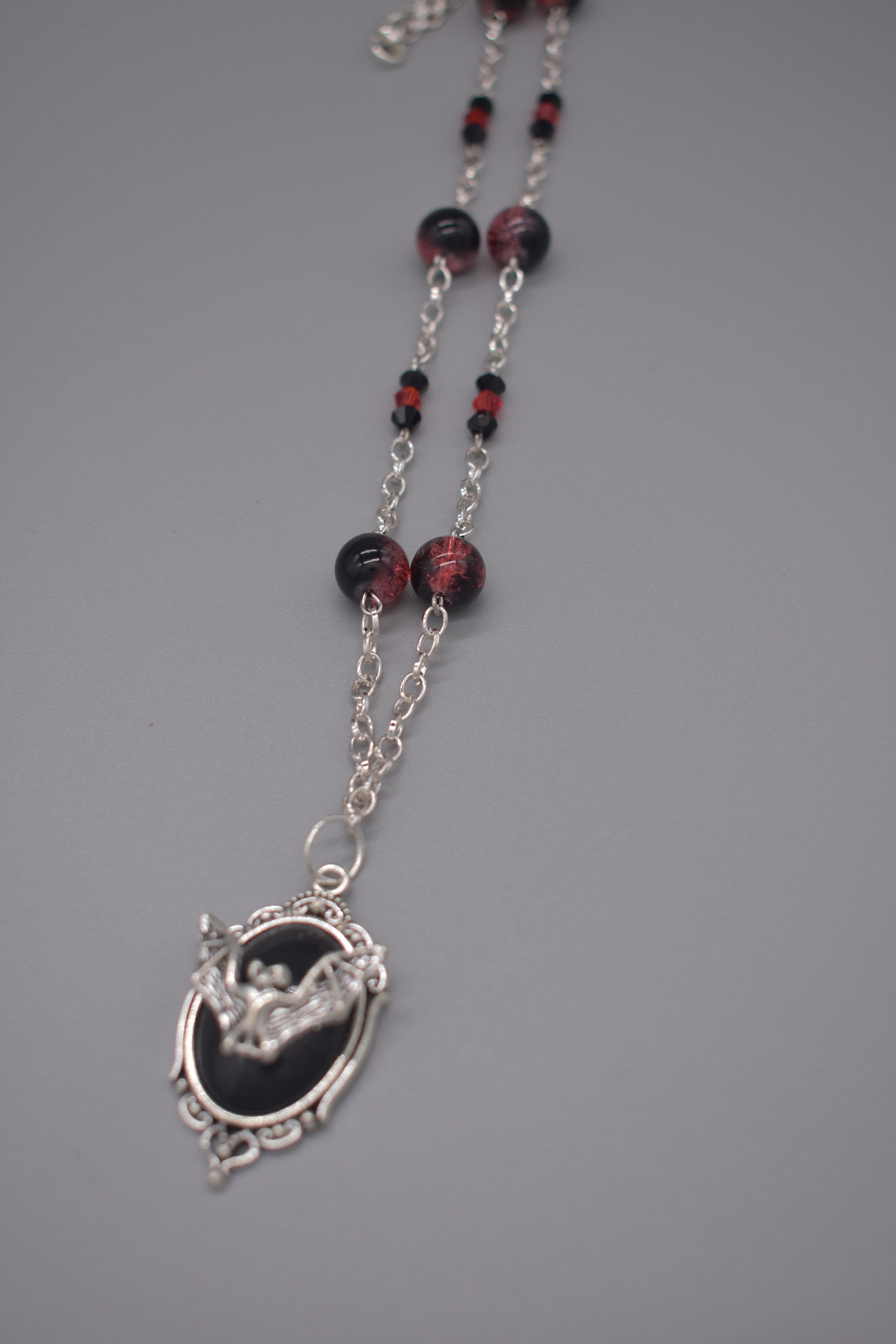 Blood Red Bat Necklace - Etsy