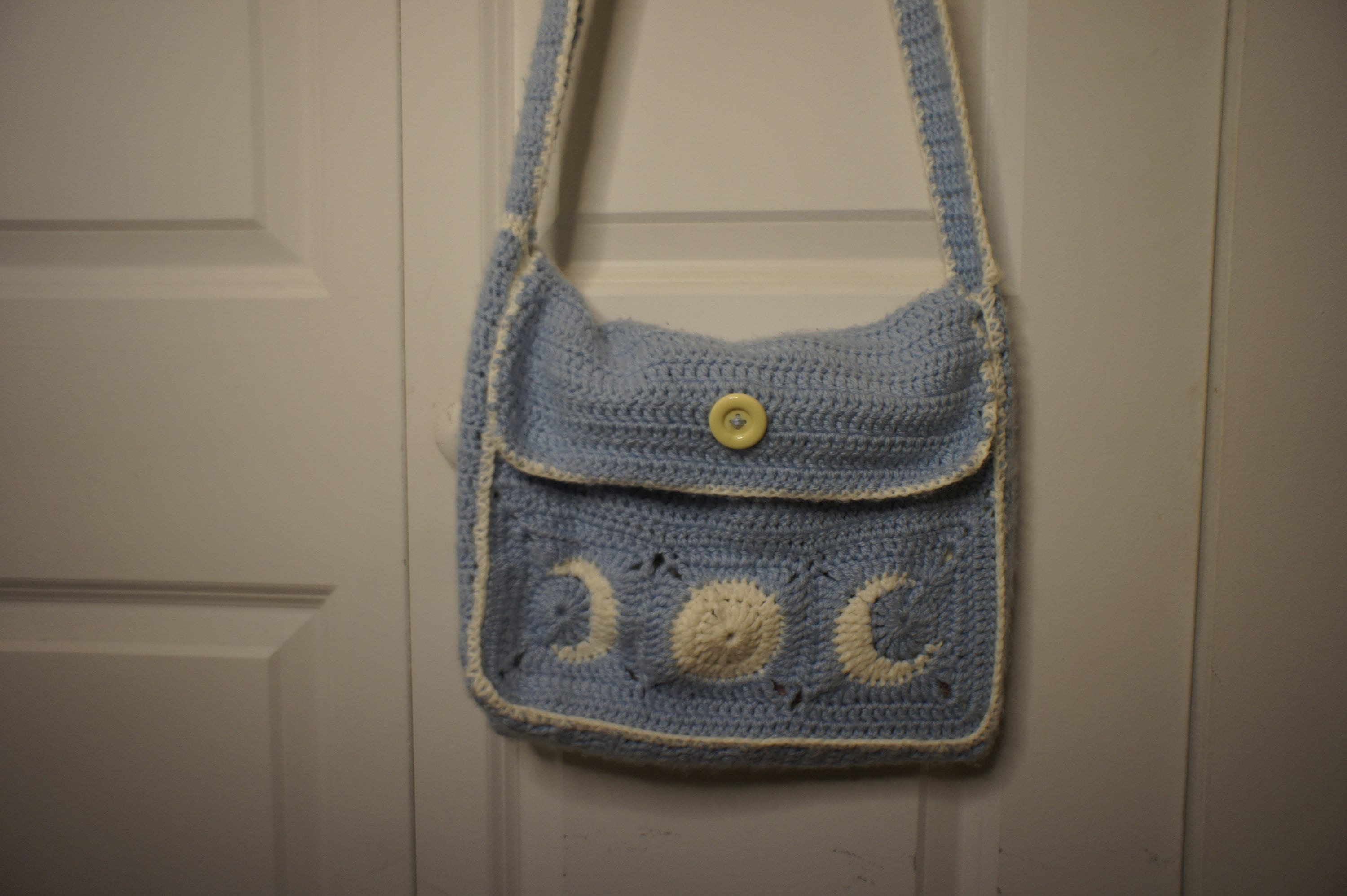 The Moon Messenger Bag Purse Crochet Pattern - Etsy