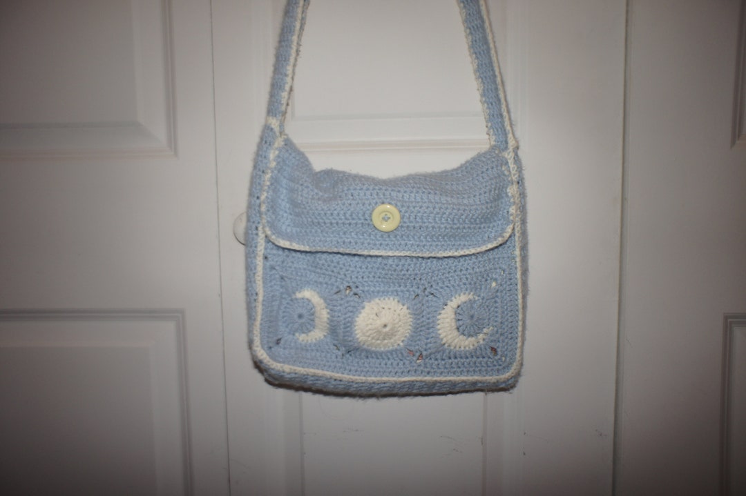 The Moon Messenger Bag Purse Crochet Pattern - Etsy