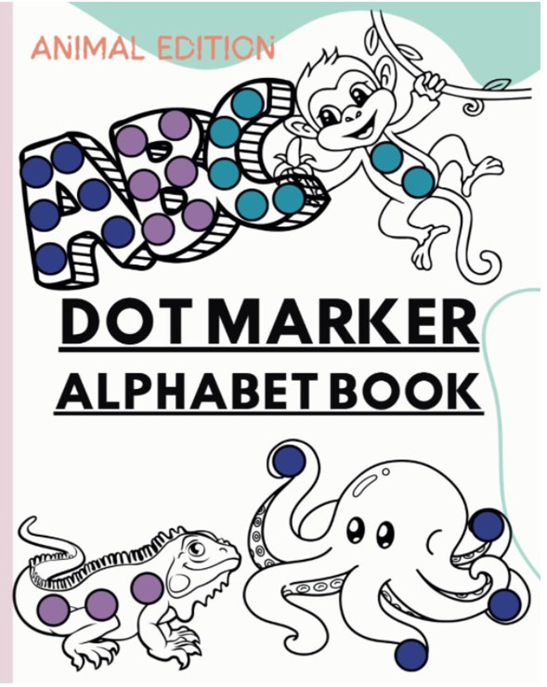Digital Copy of Alphabet Animal Dot Marker Activity Book - Etsy