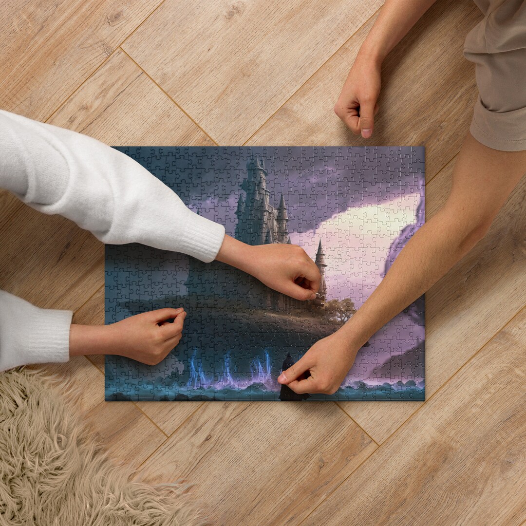 Vintage Castle Jigsaw Puzzle | Mystical Themed Puzzle | Medieval Themed ...