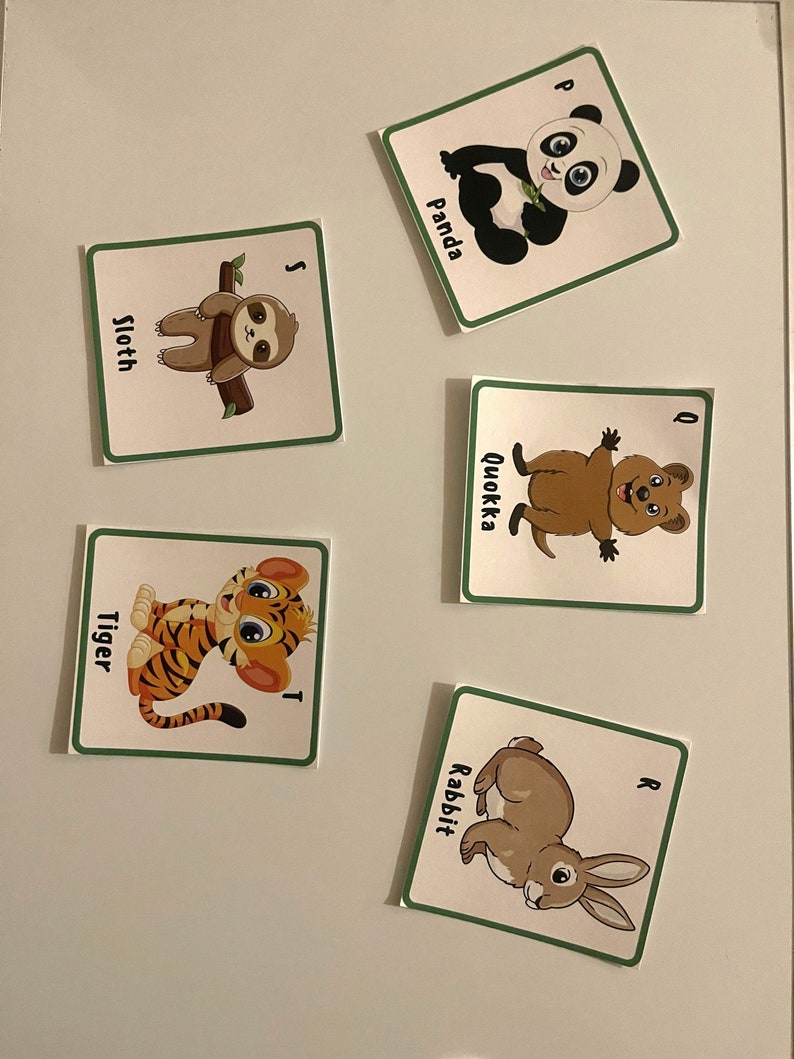 Printable Animal Alphabet Flashcard, Homeschool Recourses, Alphabet ...