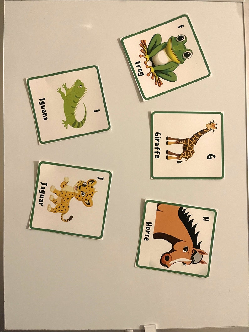 Printable Animal Alphabet Flashcard, Homeschool Recourses, Alphabet ...