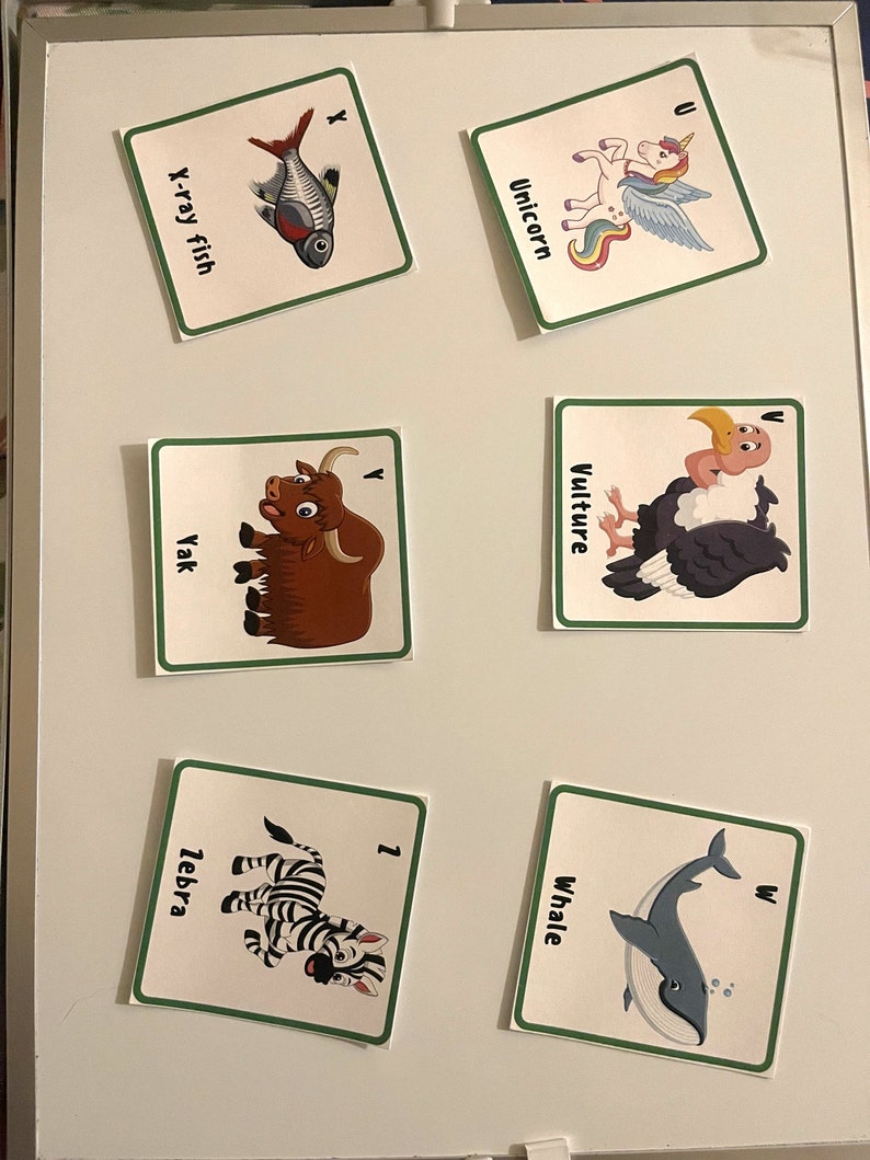 Printable Animal Alphabet Flashcard, Homeschool Recourses, Alphabet ...