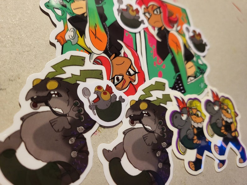 Splatoon Sticker Set - Etsy