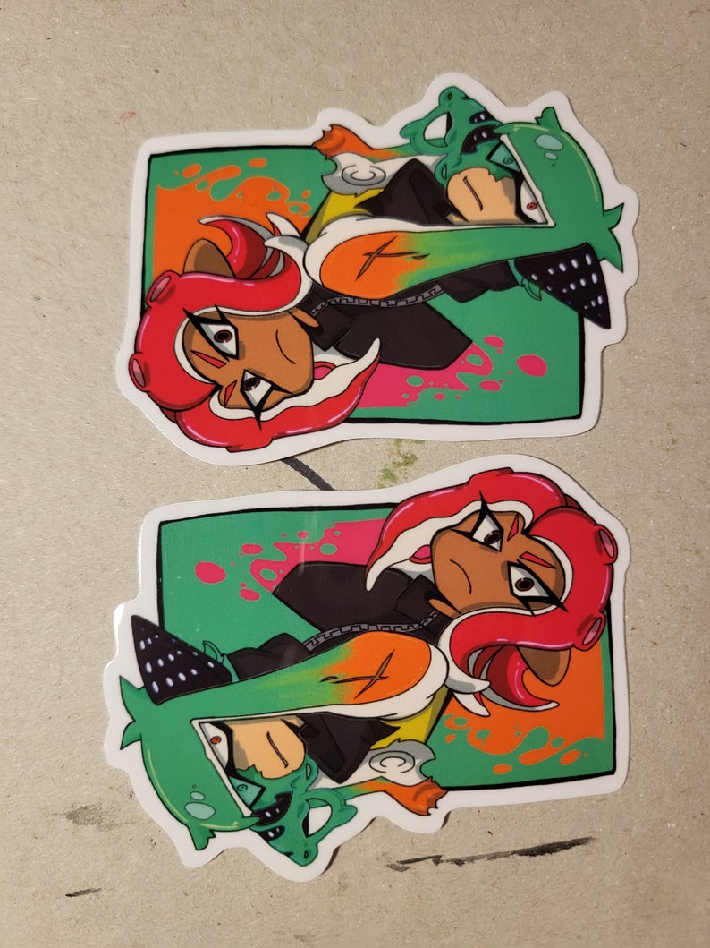 Splatoon Sticker Set - Etsy