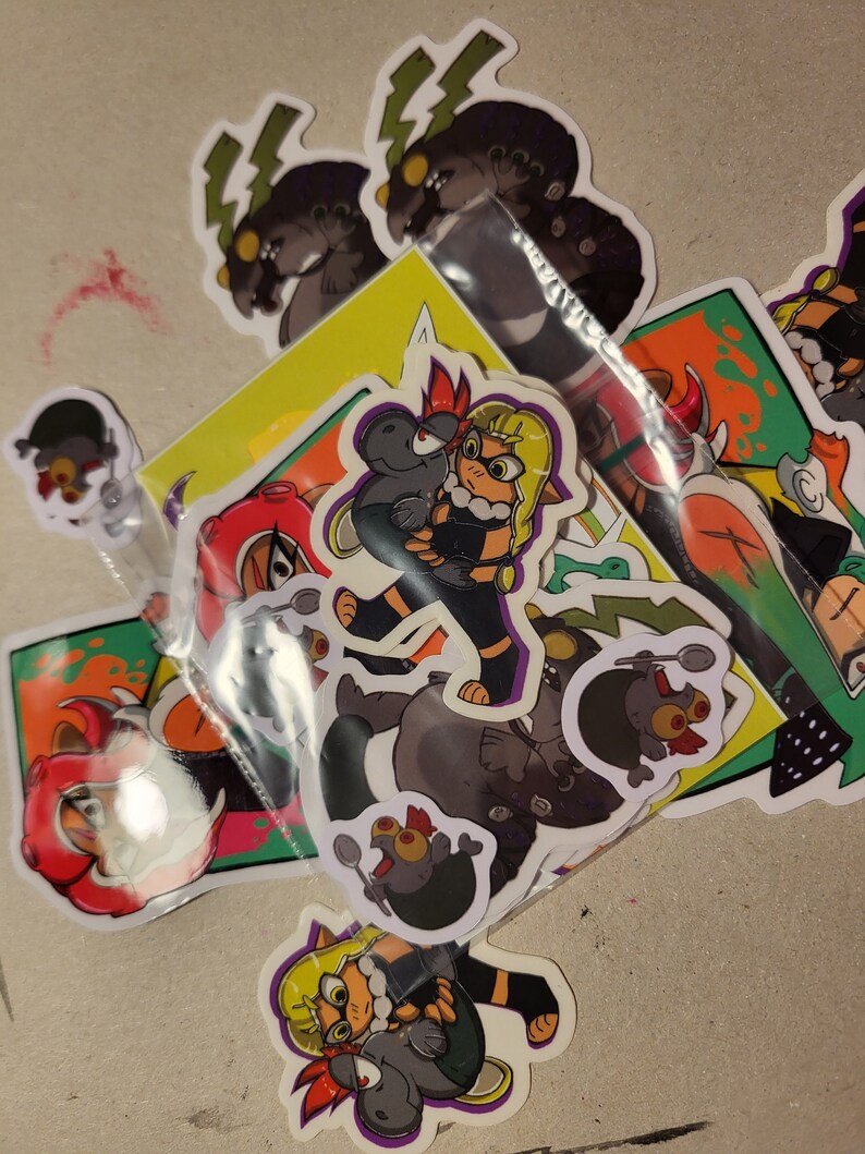 Splatoon Sticker Set - Etsy