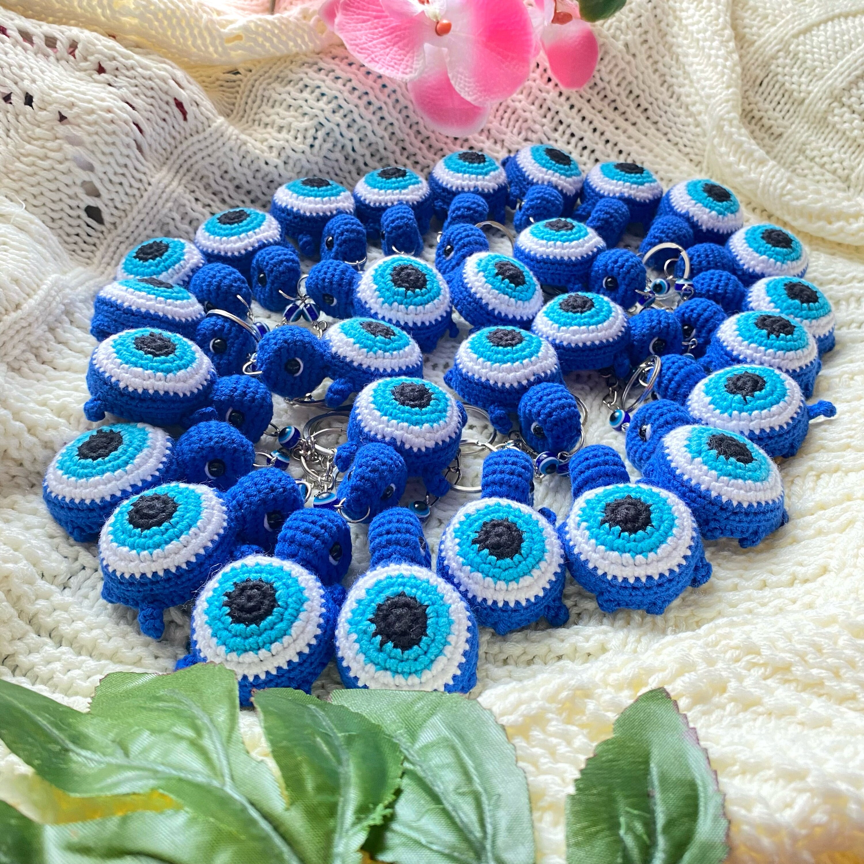 Crochet Keychain Cute Turtle, Handmade Key Chains, Small Turle Keychain ...