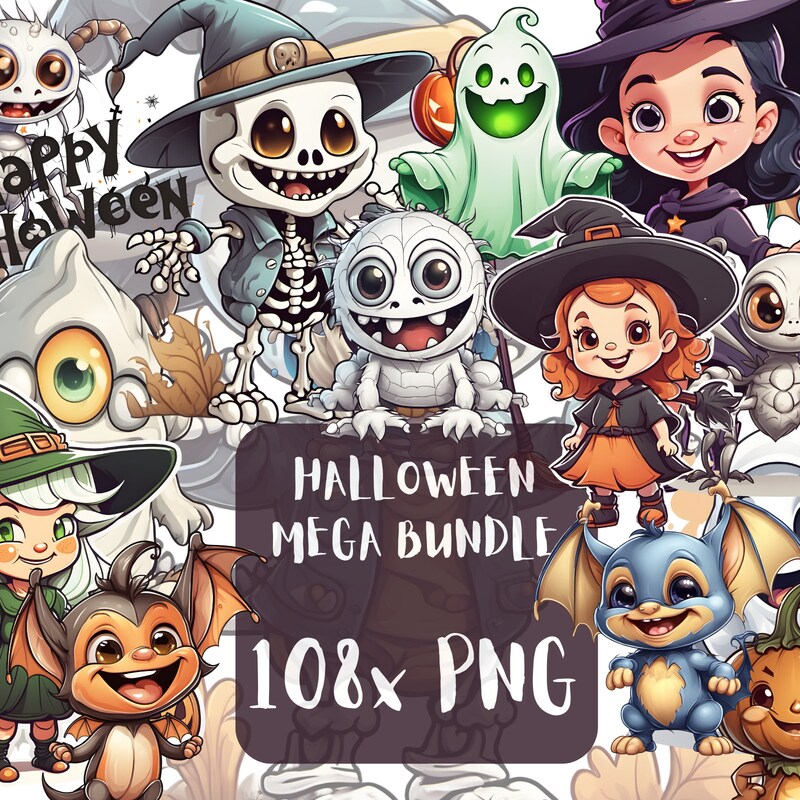 Halloween Vector Bundle - Etsy