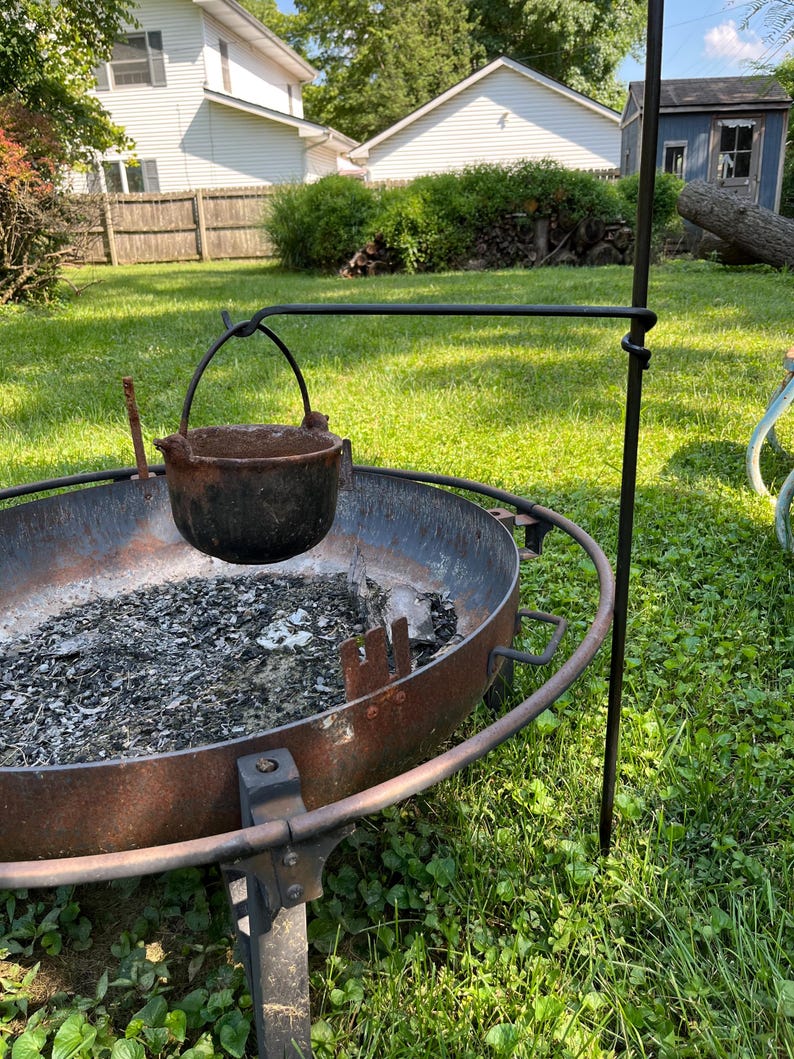 Campfire Irons- Campfire Rack- Camping Cook Set Up- Hand Forged (with ...