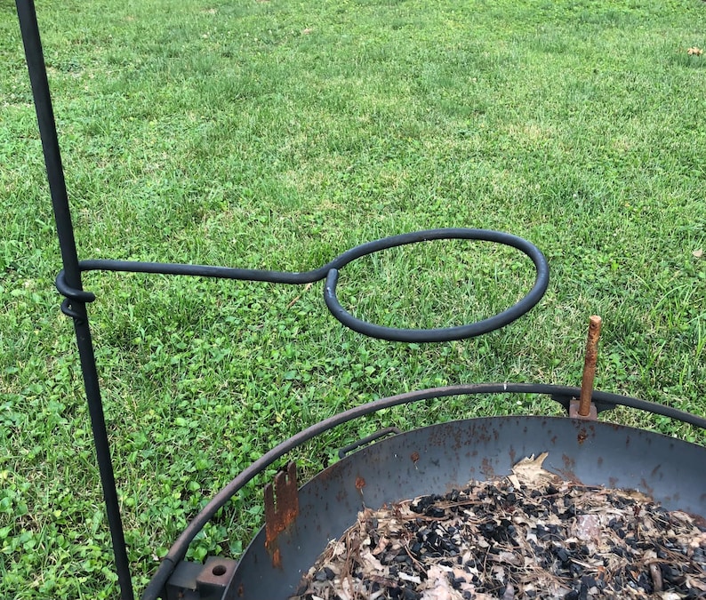 Campfire Irons- Campfire Rack- Camping Cook Set Up- Hand Forged (with ...
