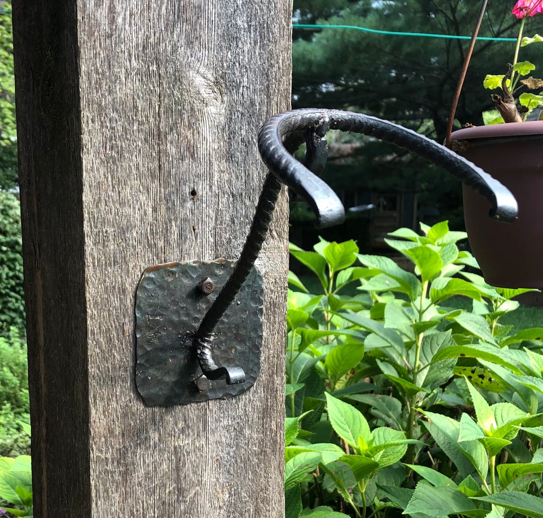 Rustic Wall Mount Cowboy Hat Holder *hand Forged - Etsy