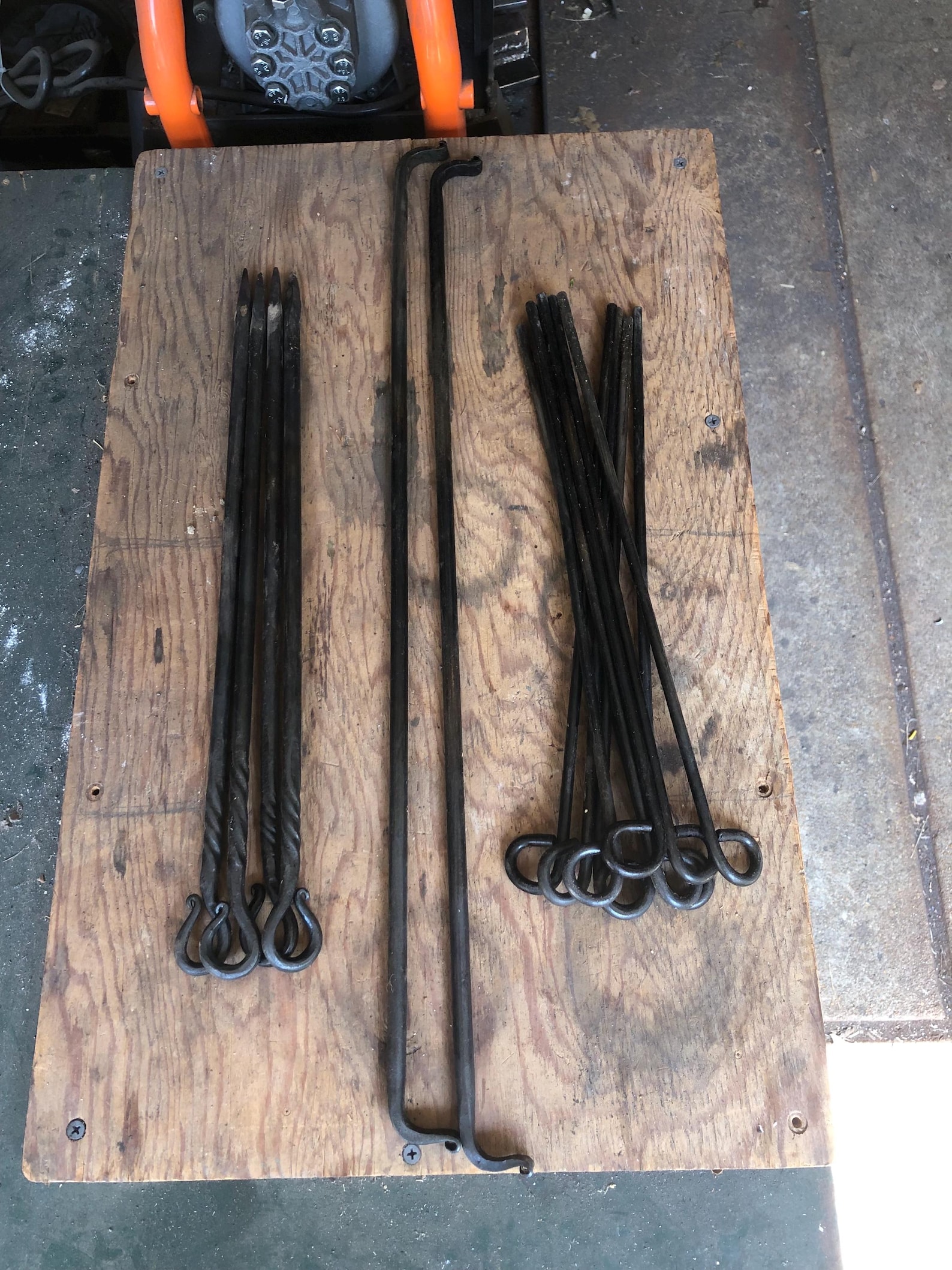 Campfire Grill - Cowboy Grill - Camping Cook Set Up- Hand Forged - (2 ...