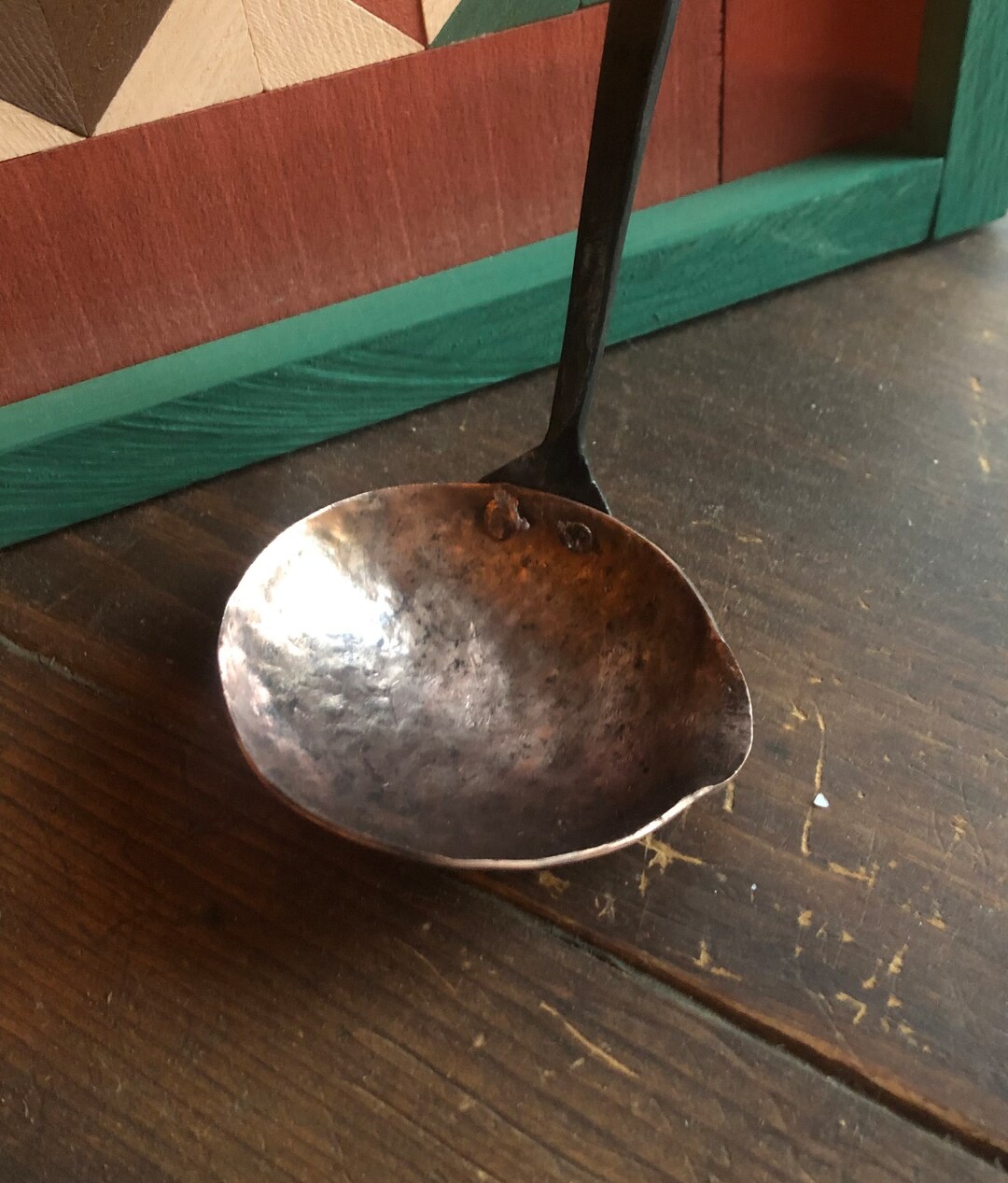 Copper and Steel Ladle Hand Forged - Etsy