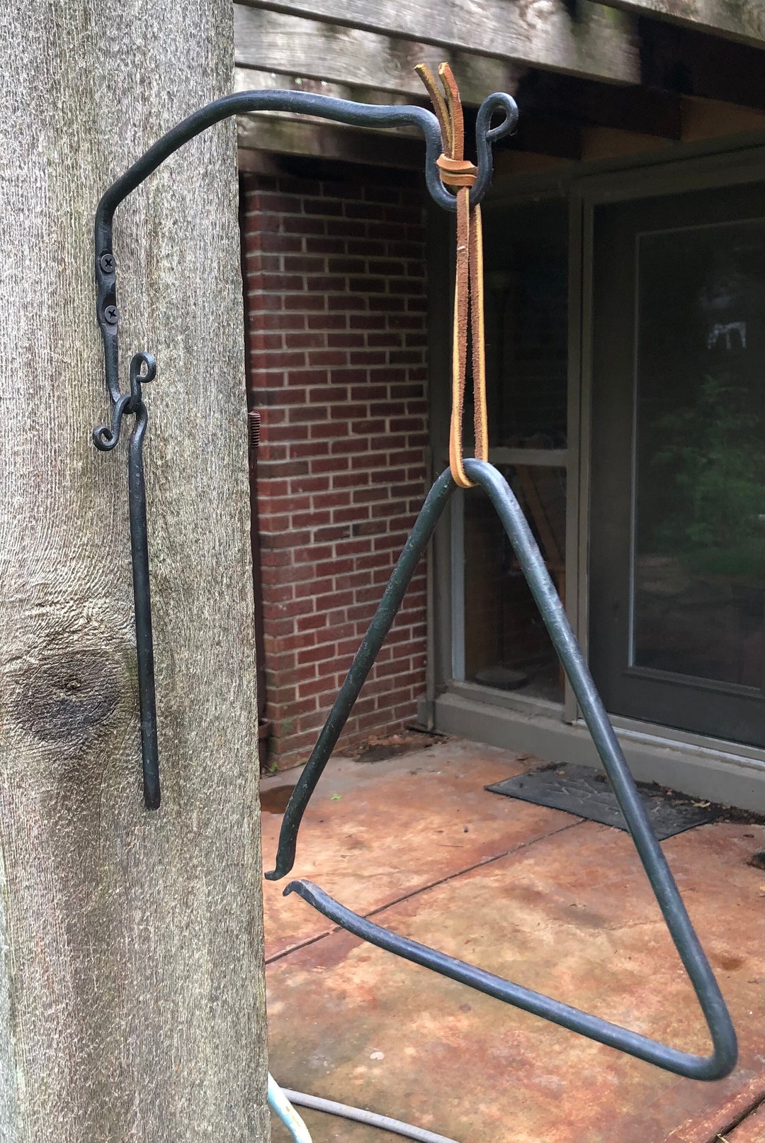 Hand Forged * Cowboy Triangle Dinner Bell - Etsy