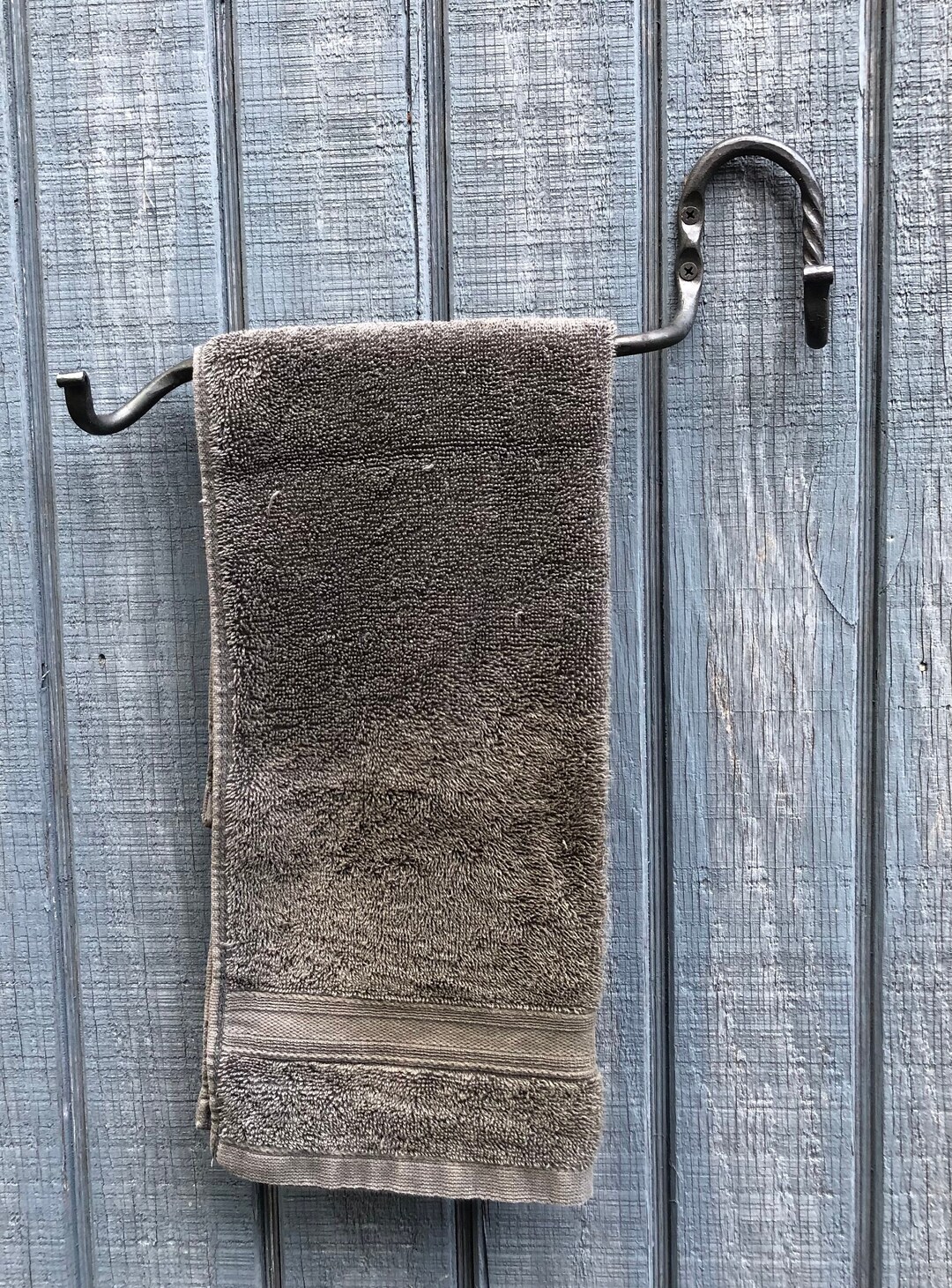 Hand Forged *towel & Washcloth Bar - Etsy