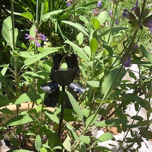 Forged Iris Flower - Etsy