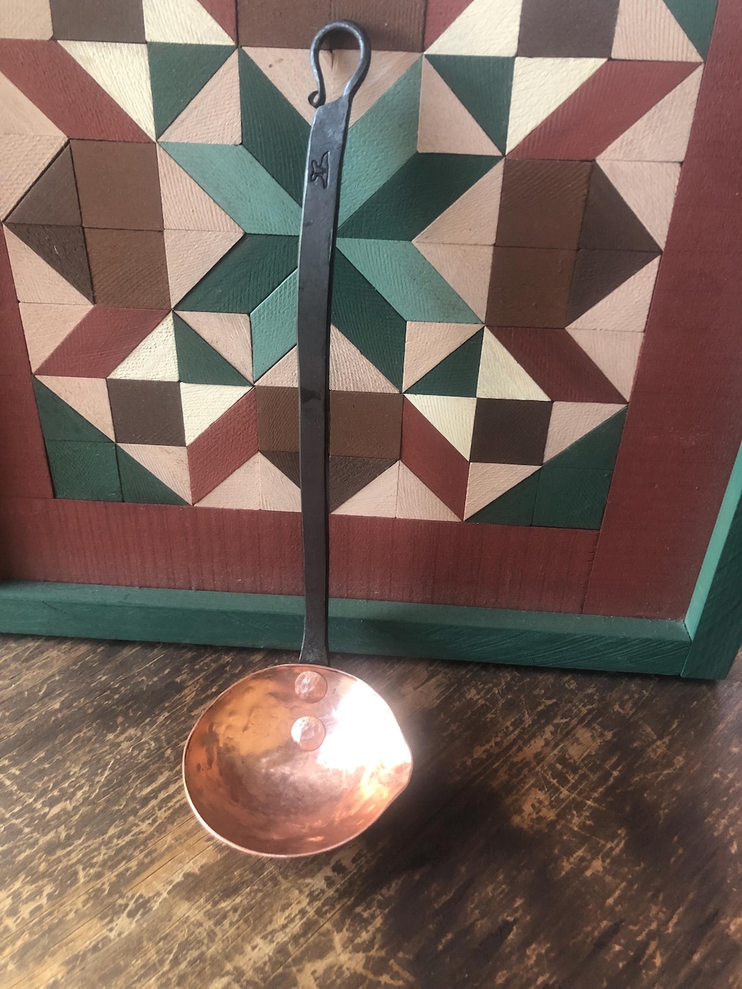 Copper and Steel Ladle - Hand Forged - Etsy