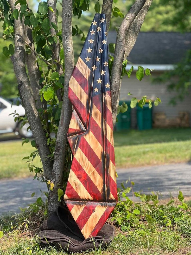 Draping American Flag - Etsy