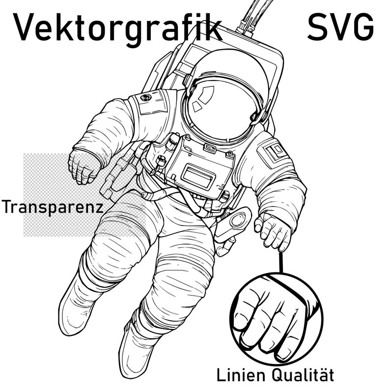 Spacewalk Astronaut SVG, PNG, Astronaut Design for Print, Digital ...