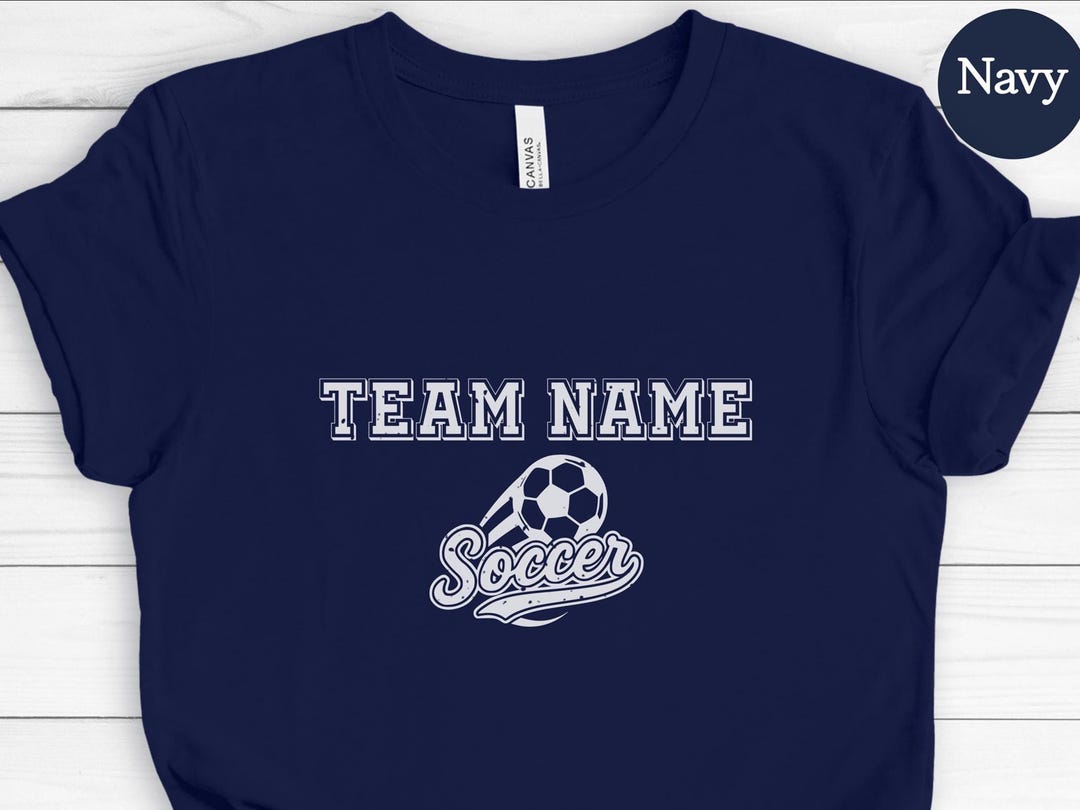 Custom Soccer Team Name Shirt, Soccer Team Jersey Designs, Matching ...